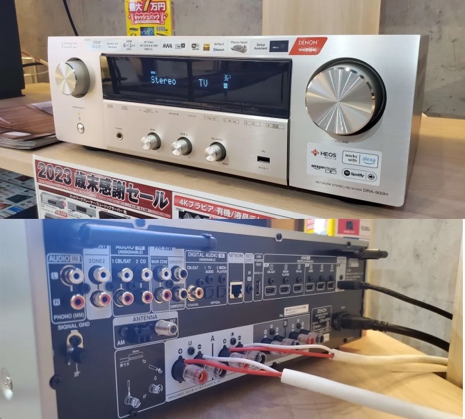 DENON DRA-900H展示｜CAVIN 大阪屋 札幌オーディオ・ホームシアター専門店｜中古オーディオの販売・買取CAVIN 大阪屋